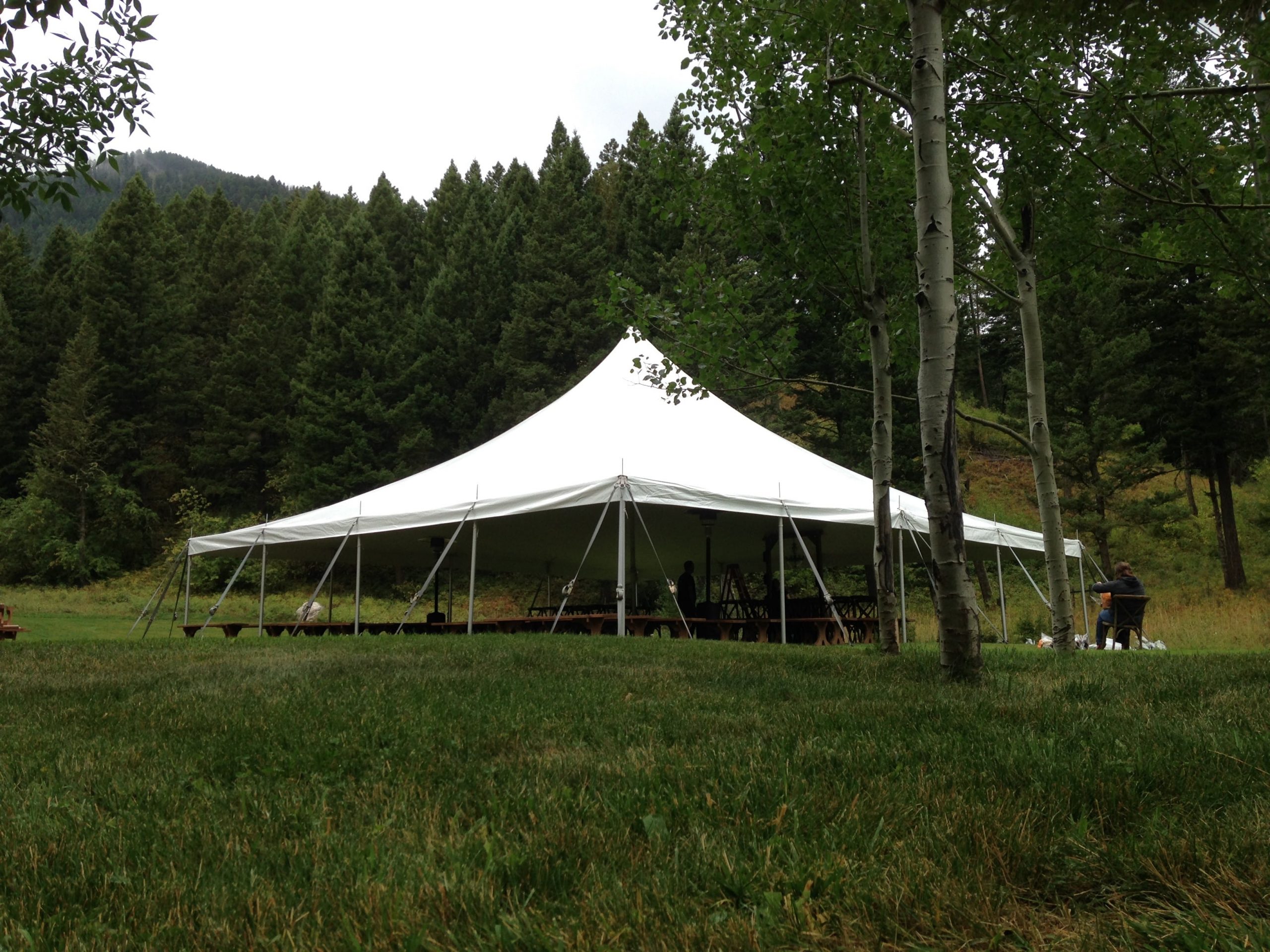 40×40 Pole Tent | GALLATIN EVENT RENTAL
