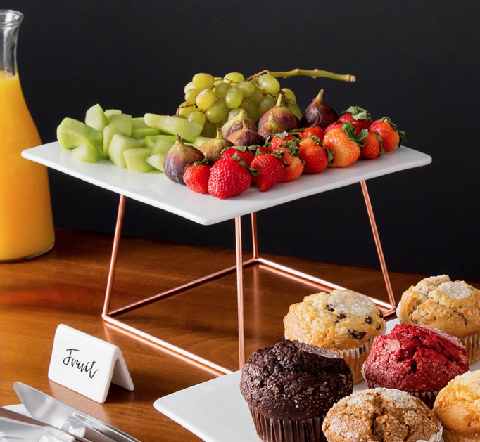 Rose Gold Display Stand / Riser | GALLATIN EVENT RENTAL